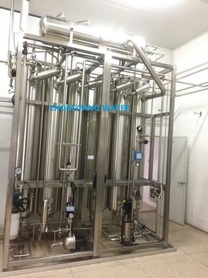 100l/H Multi Column Distillation Plant Commercial Distilled Water ...