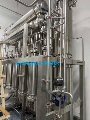 Pharmaceutical 1000Ltr/H Multi Column Distillation Plant Distilled ...