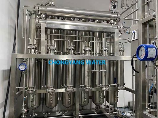 Pharmaceutical 1000Ltr/H Multi Column Distillation Plant Distilled ...
