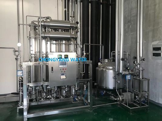 Stainless Steel Multi Column Distillation Plant Medical Water Treatment