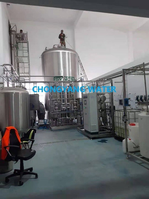 100L/Hour Edi Module Water Treatment Ro Purified Water System For ...
