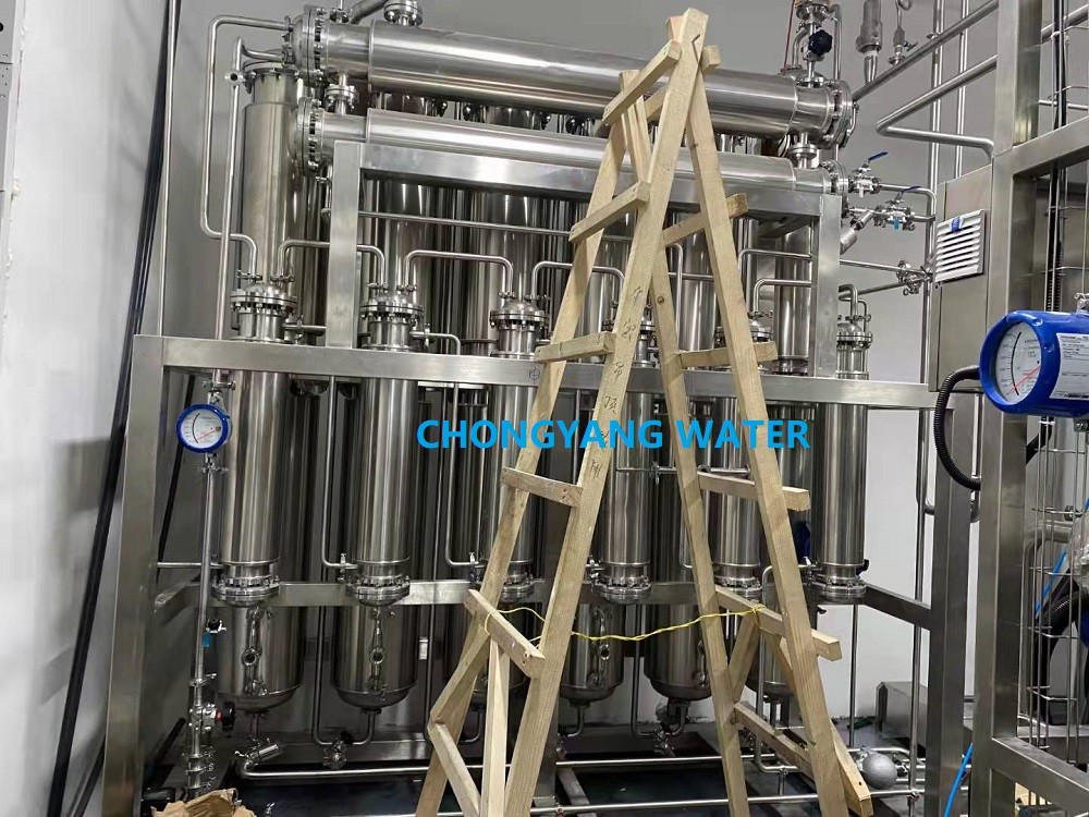 Steam Multi Column Distillation Plant Industrial Distilled Water Machine